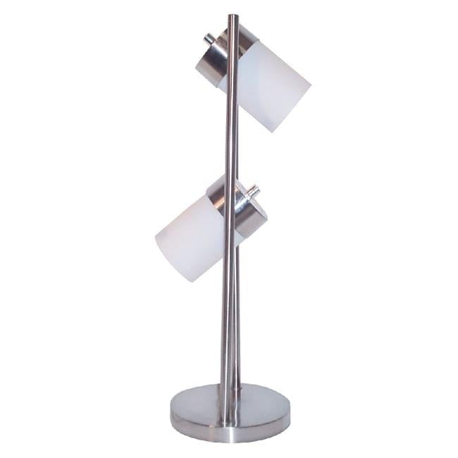 Altra 2-Light Adjustable Table Lamp - White - Walmart.com