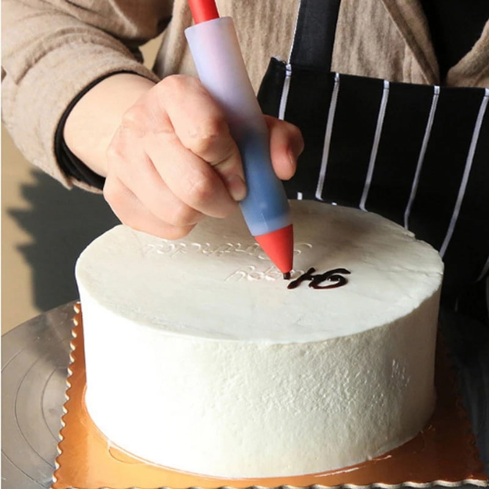 Altrian, Inc Silicone Food Writing Pen Icing Decorating Tip with Cake ...