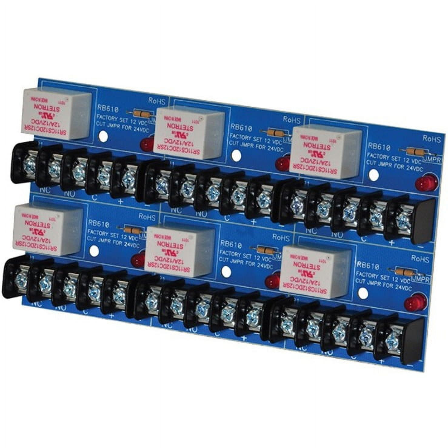 Altronix Break Away Relay 6 Pack 12/24VDC 50Ma, Relay, - RB610 ...