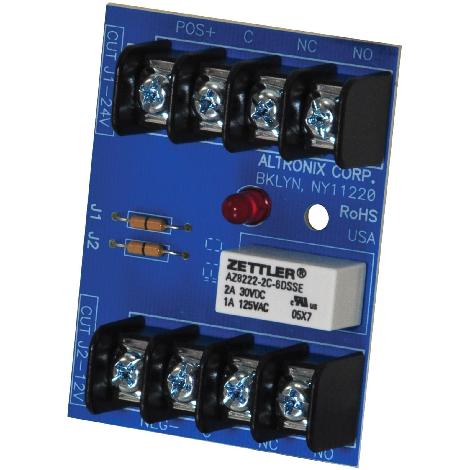 Altronix Relay Module 6/12/24VDC 30Ma DPDT, Relay, - RBST - Walmart.com