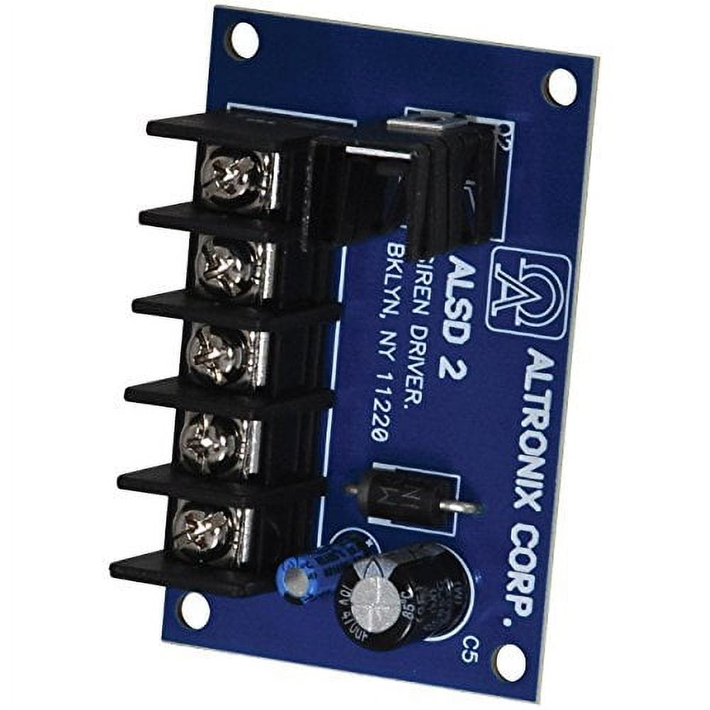 Altronix Siren Driver 6-12VDC 2 Ch Low Current (ALSD2) - Walmart.com