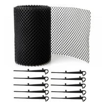 Frost King 6in. X 20ft. Black Plastic Mesh Gutter Guard - Walmart.com