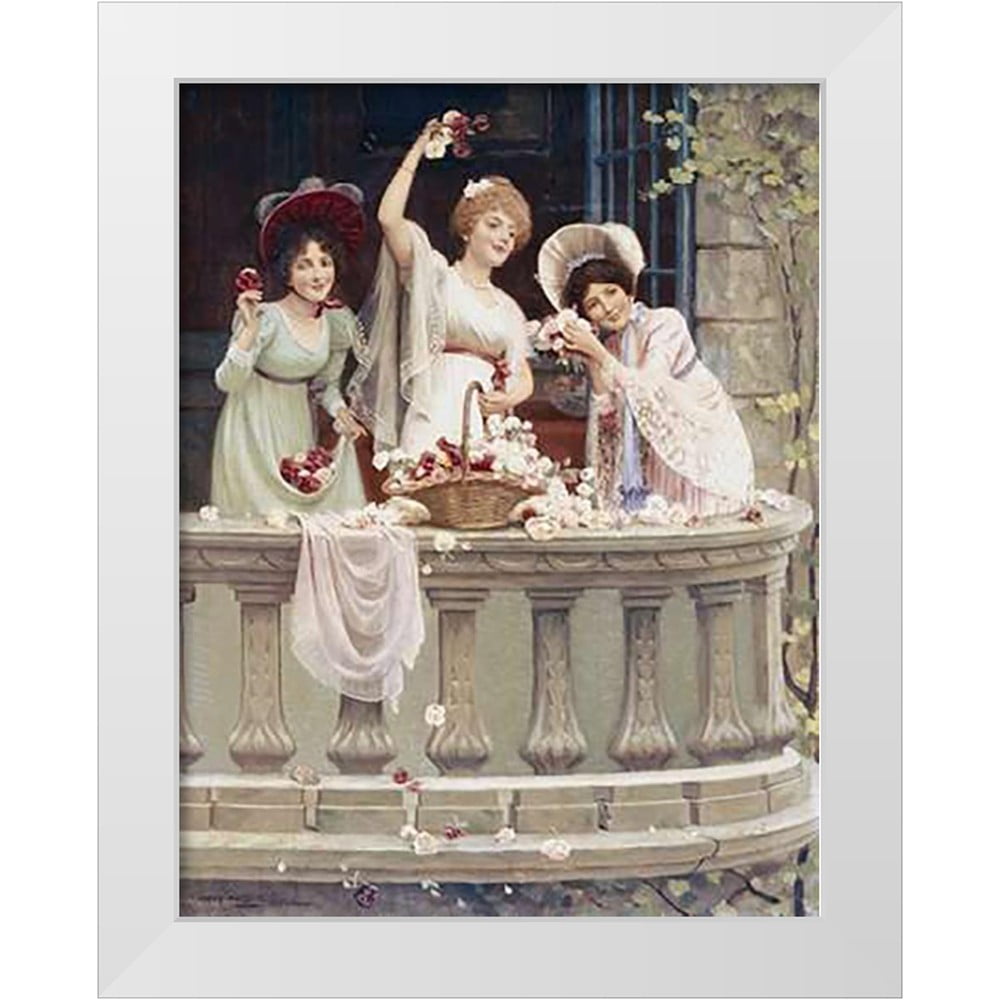Altson, Abbey 12x14 White Modern Wood Framed Museum Art Print Titled ...