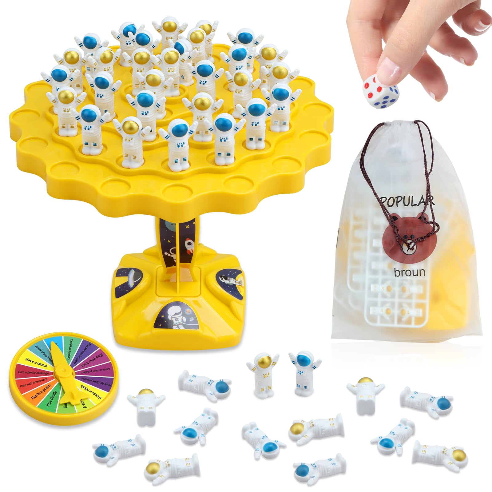 AluAbi Button Art Toys KEF16 for Toddlers, Color Mosaic Pegboard for ...