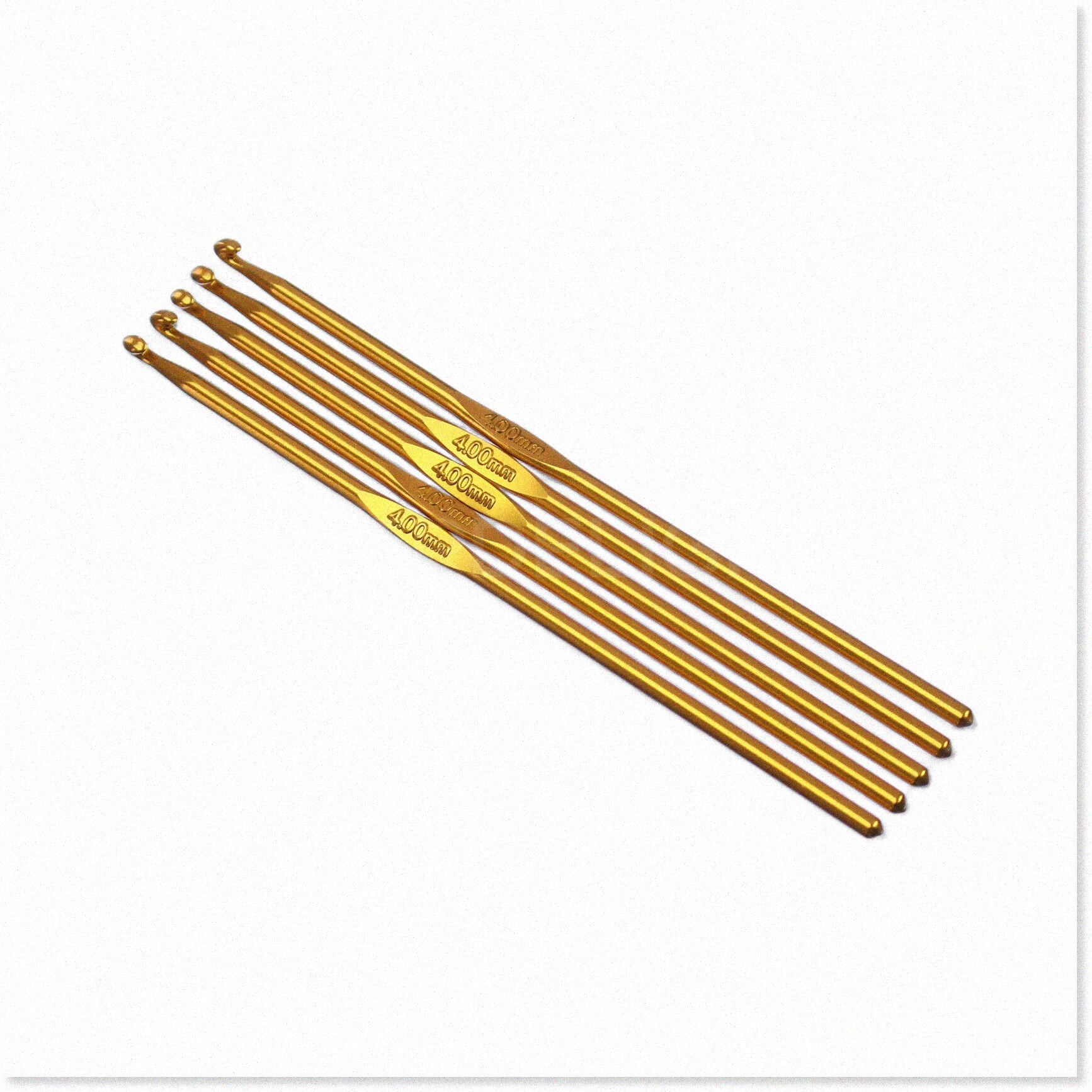 AluKnit 5-in-1: 6" Aluminum Crochet Hooks Set - Size G (6), 4mm ...