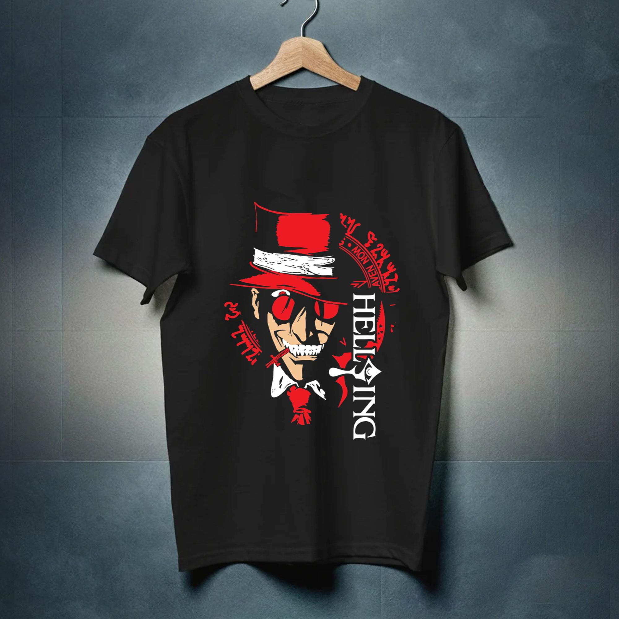 Alucard Hellsing Shirt – Vampire Anime Fan Graphic Tee New Instock ...