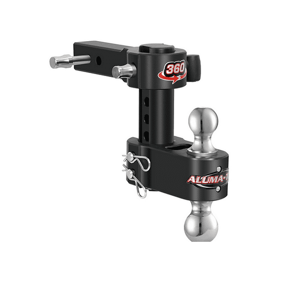 Aluma-Tow 360° Rotation Trailer Hitch - 2" Receiver, 15000 lb GTW, 6 ...