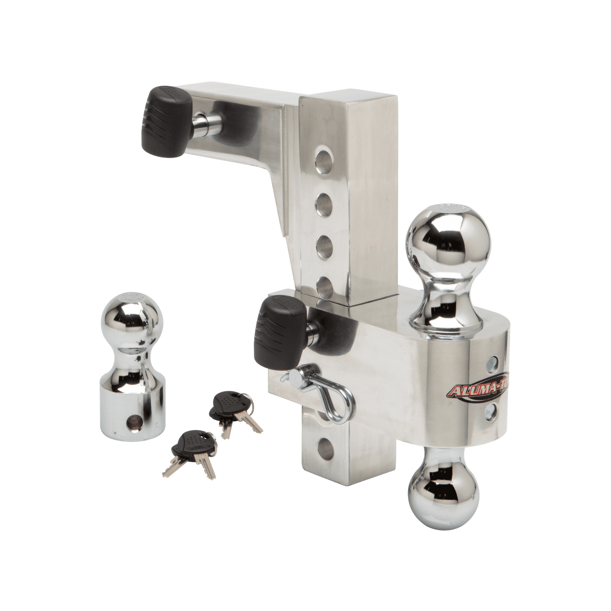 Uriah Products Aluma-Tow Adjustable Trailer Hitch - 12000 lbs Towing, 3 ...