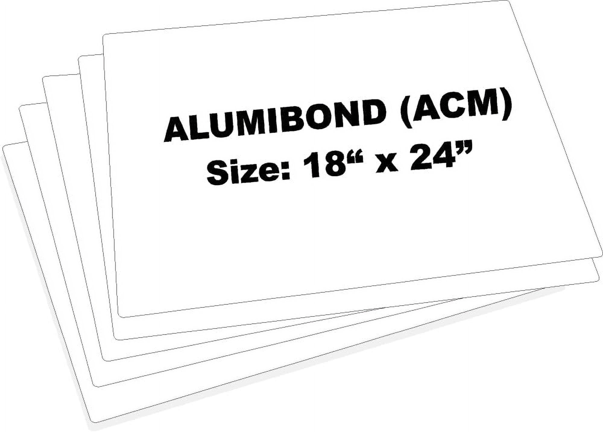 Alumibond Blank Metal Sign (Pack of 5), Made of Alumibond Sheet Metal ...