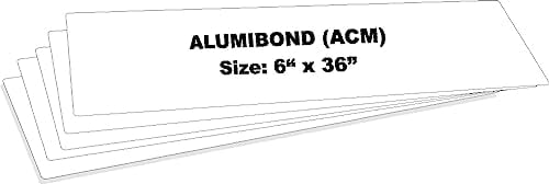 Alumibond Blank Metal Sign (Pack of 5), Made of Alumibond Sheet Metal ...
