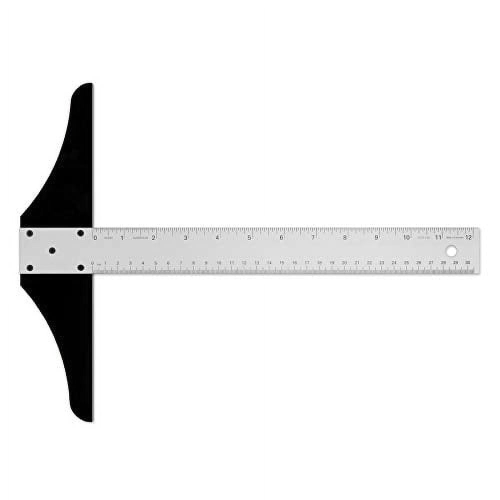 Alumicolor 12-inch Non Slip Standard Aluminum T-Square for Art Framing ...
