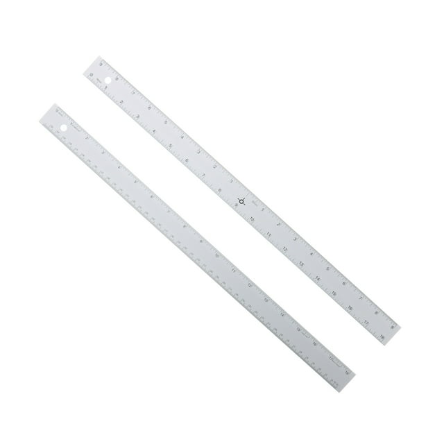 Alumicolor Aluminum Ruler: 18 inches - Walmart Business Supplies