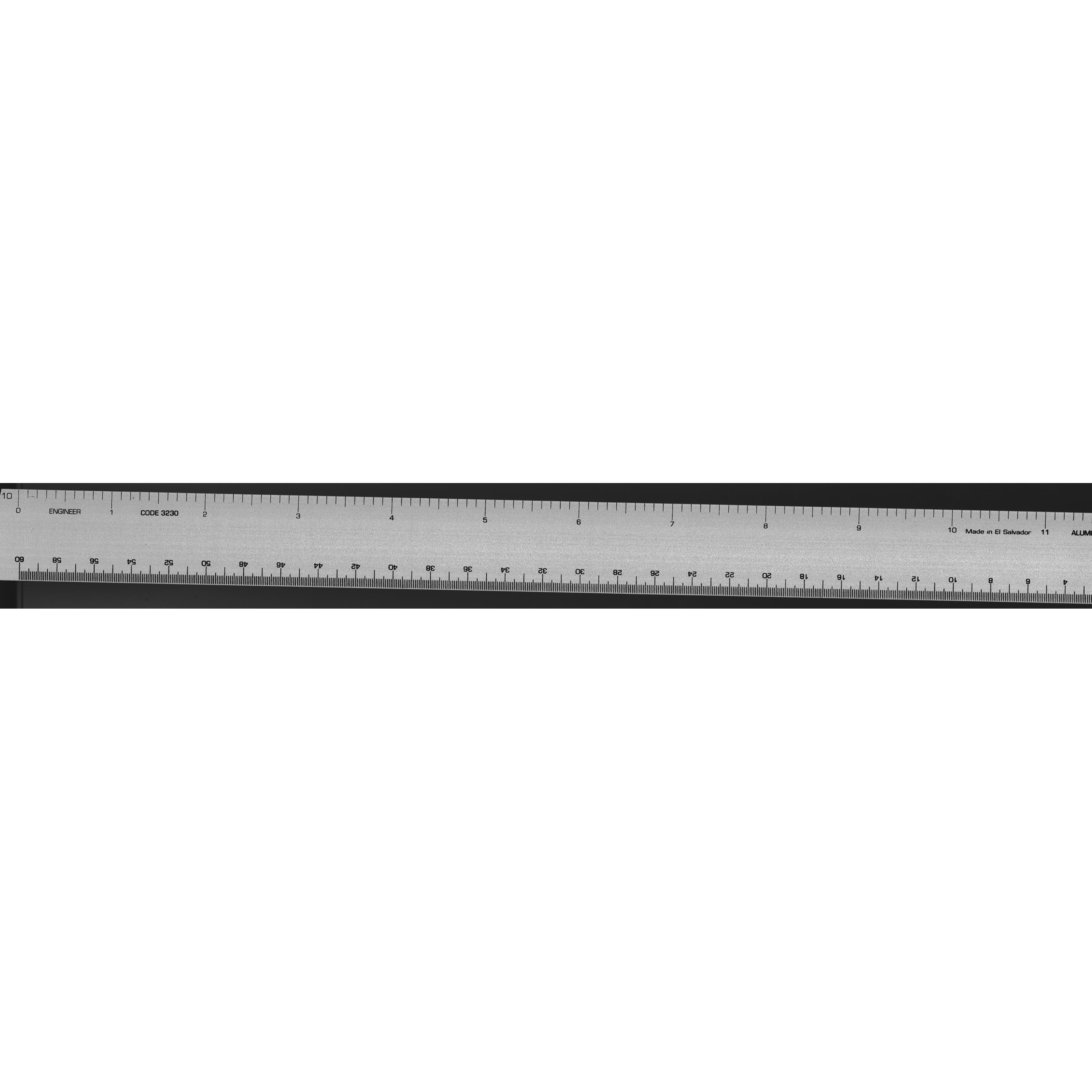 Alumicolor Hollow Architect Scale, 18", Silver - Walmart.com
