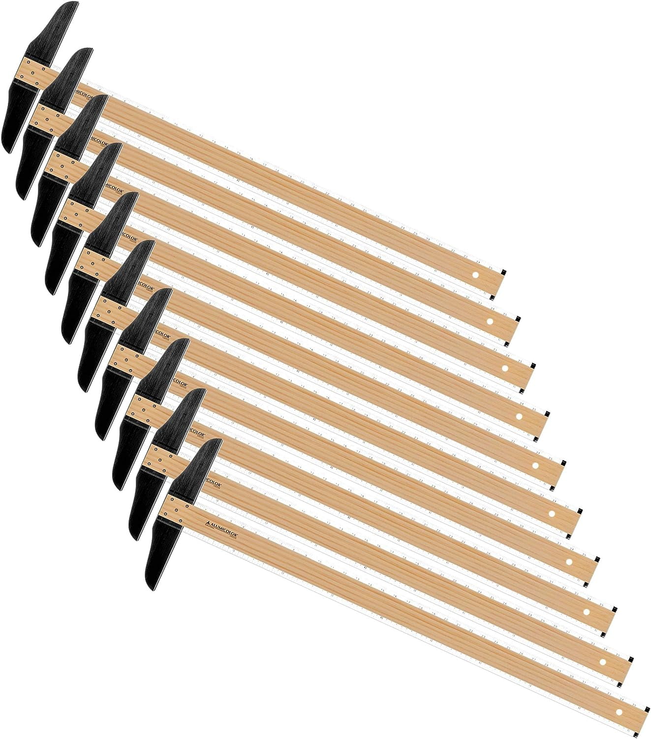 Alumicolor Wood/Acrylic Calibrated T-Square for Art, Framing & Drafting ...