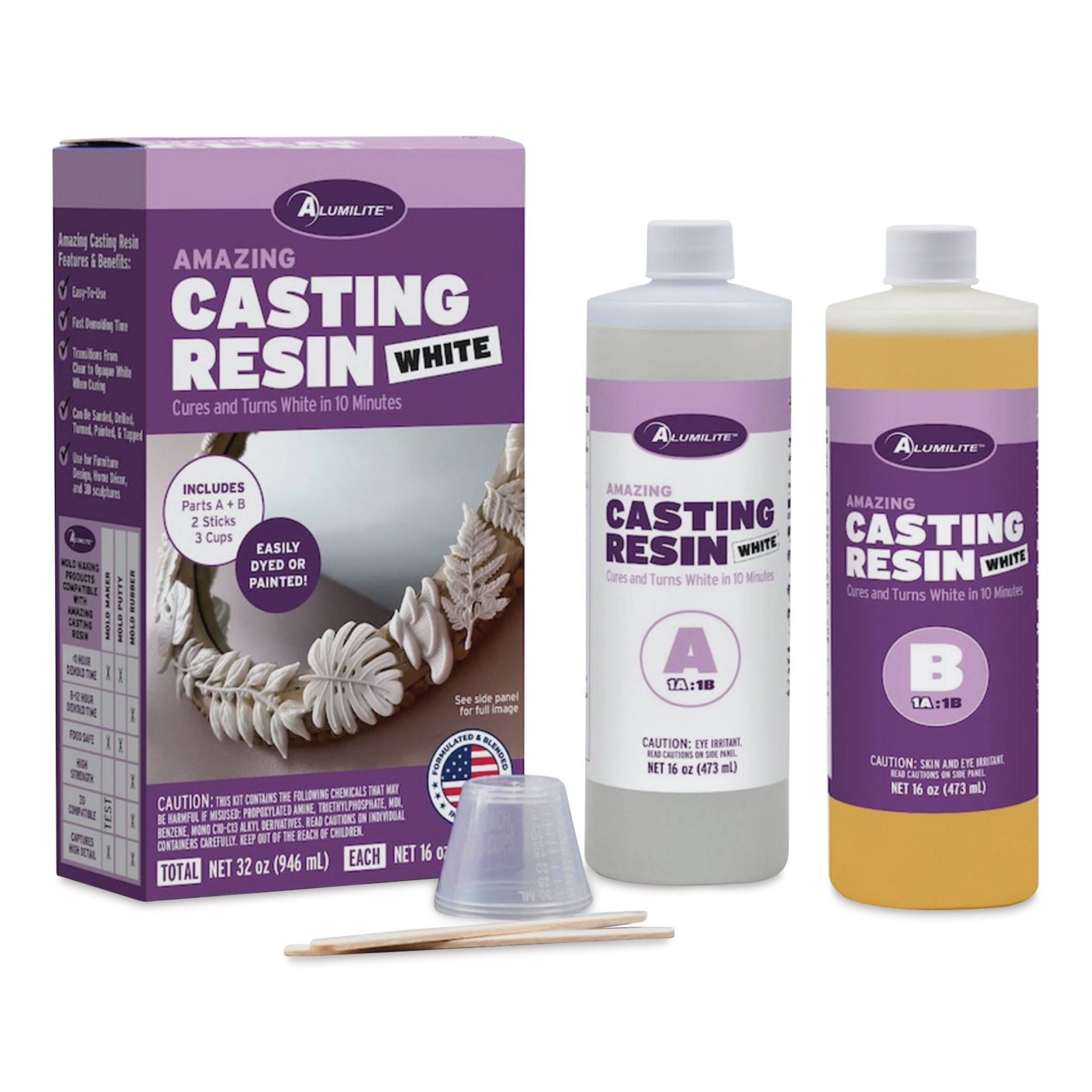 Alumilite Amazing Casting Resin - 32 oz, White - Walmart.com