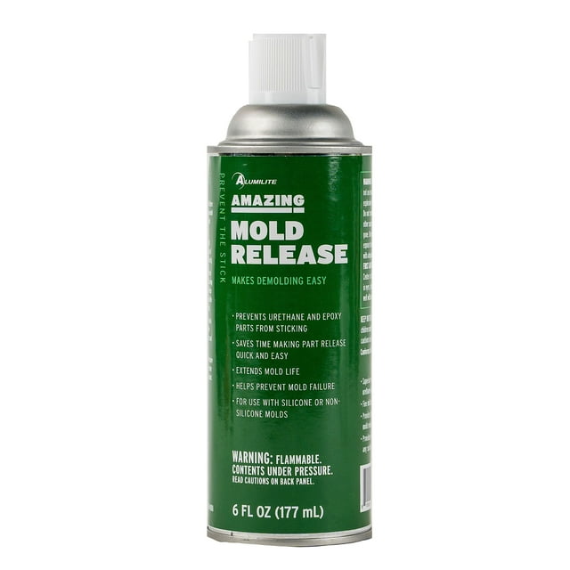 Alumilite Amazing Mold Release Clear Spray for Use with Silicone and ...