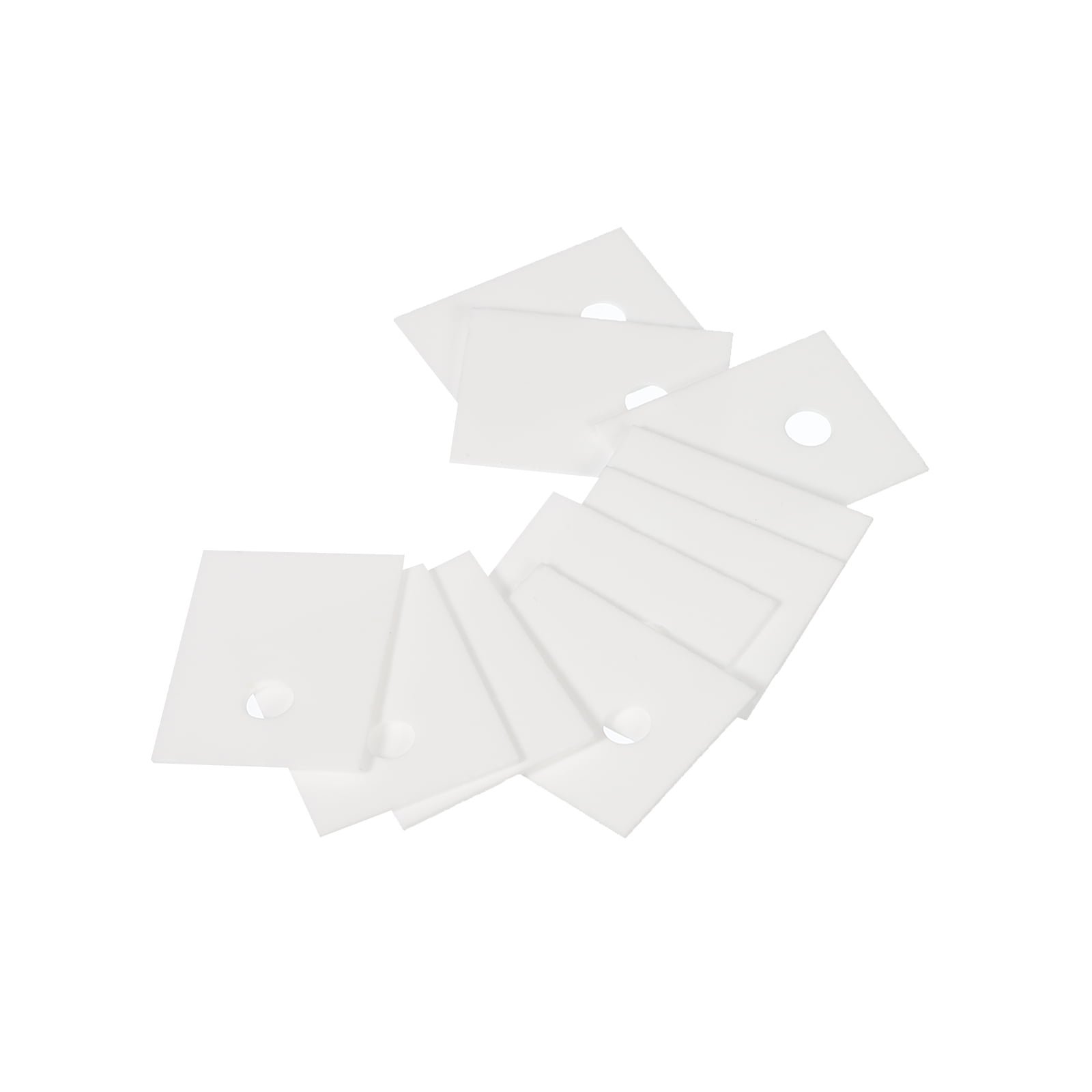 Alumina Ceramic Sheet Cooling Pad Insulating Sheet 10pcs 3.8mm Hole for ...
