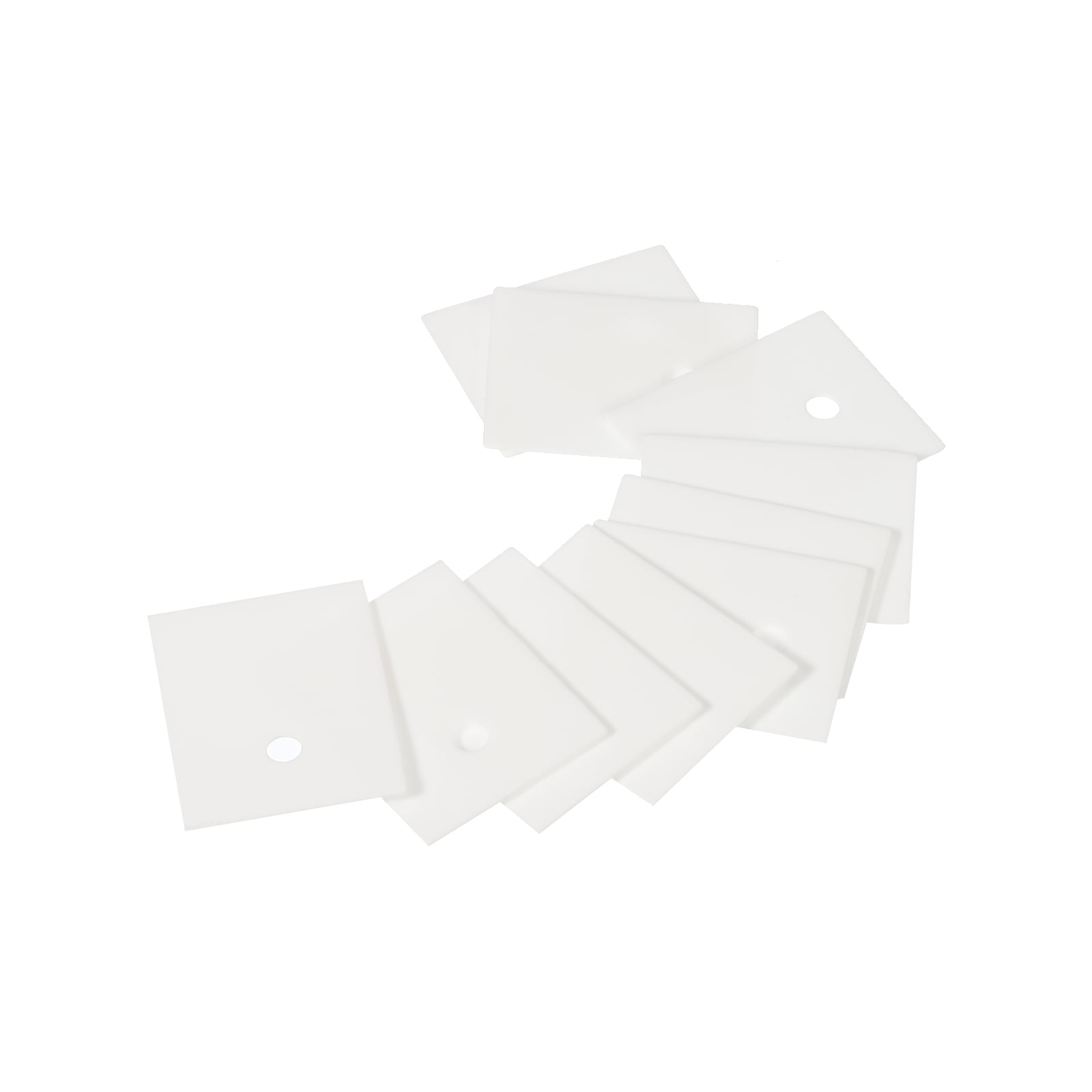 Alumina Ceramic Sheet Cooling Pad Insulating Sheet 30pcs 4mm Hole for ...