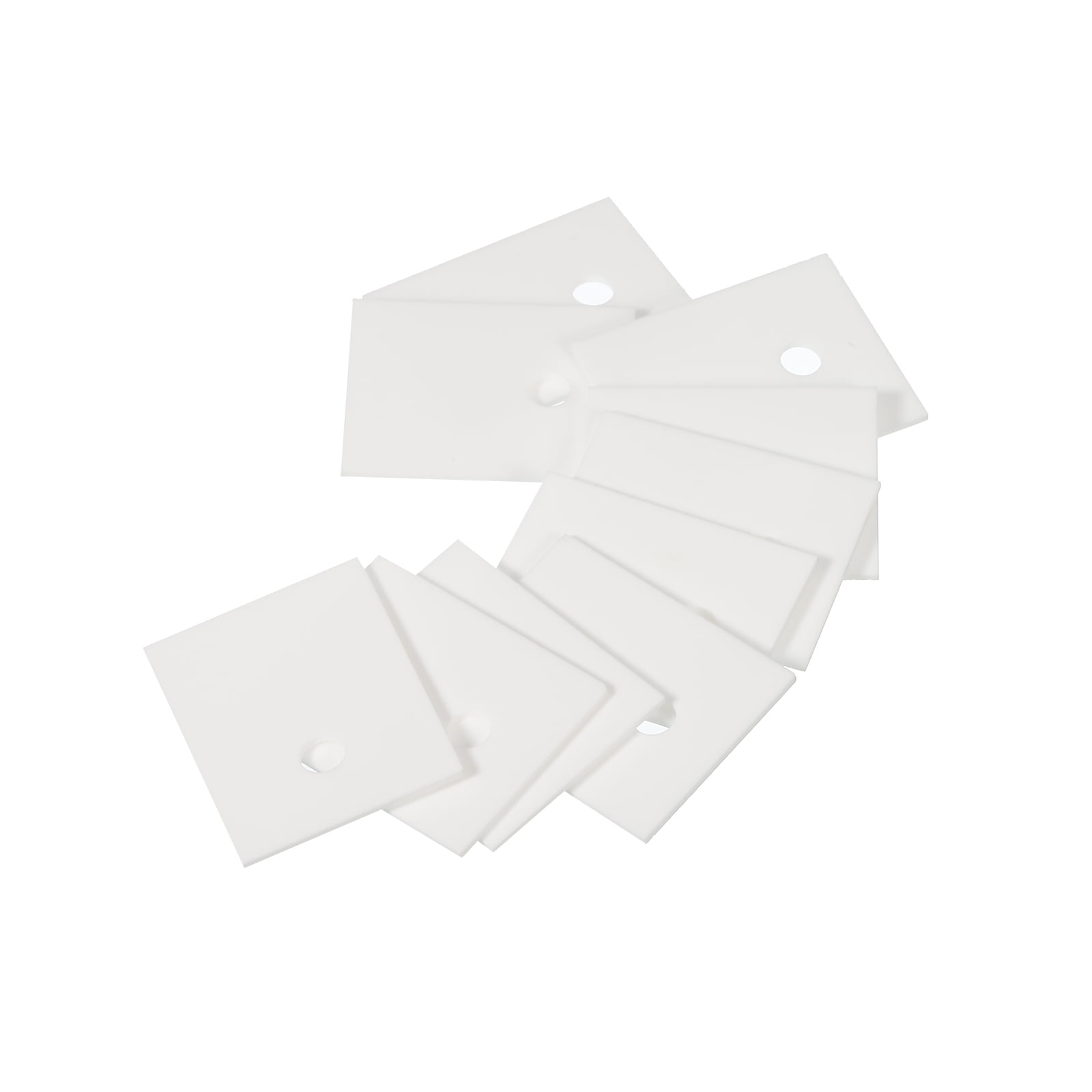 Alumina Ceramic Sheet Cooling Pad Insulating Sheet 30pcs 4mm Hole for ...