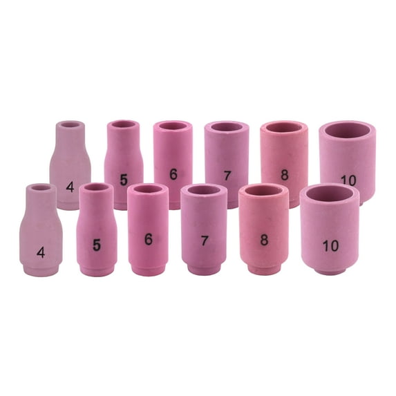 Alumina Nozzle Cups for TIG Welding Torches Series 9/20/25 with ...
