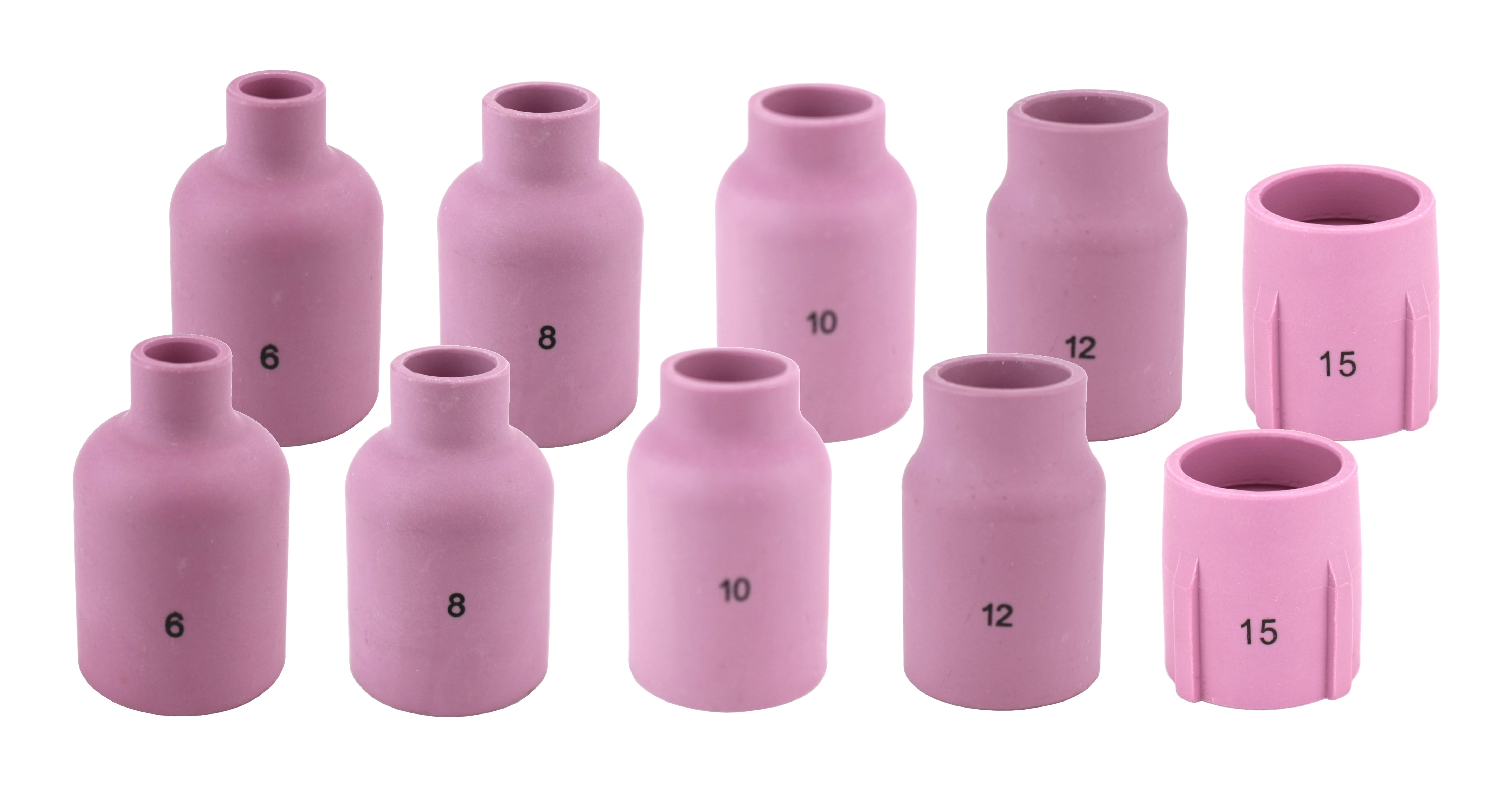 Assorted Alumina Nozzle Cups, TIG Welding Torches Series 9/20/25/17/18 ...