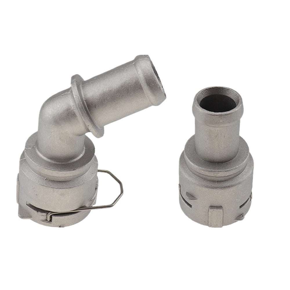 Aluminium 1J0122291D 1set Quick Connector Cooling Coolant Flange Hose ...