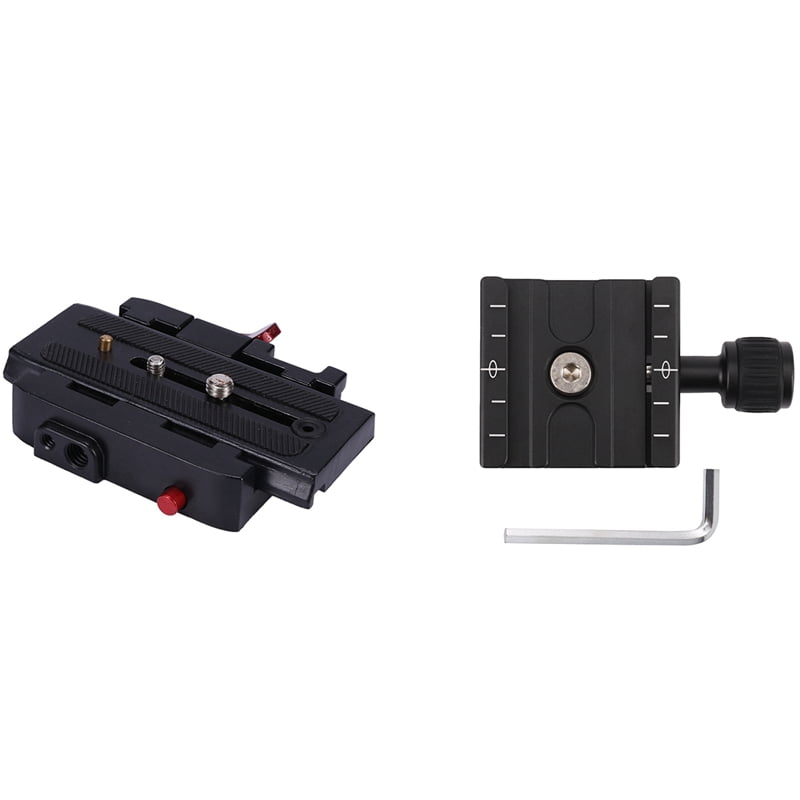 Aluminium 50mm Quick Release Plate QR Clamp Fits Arca- Standard with ...