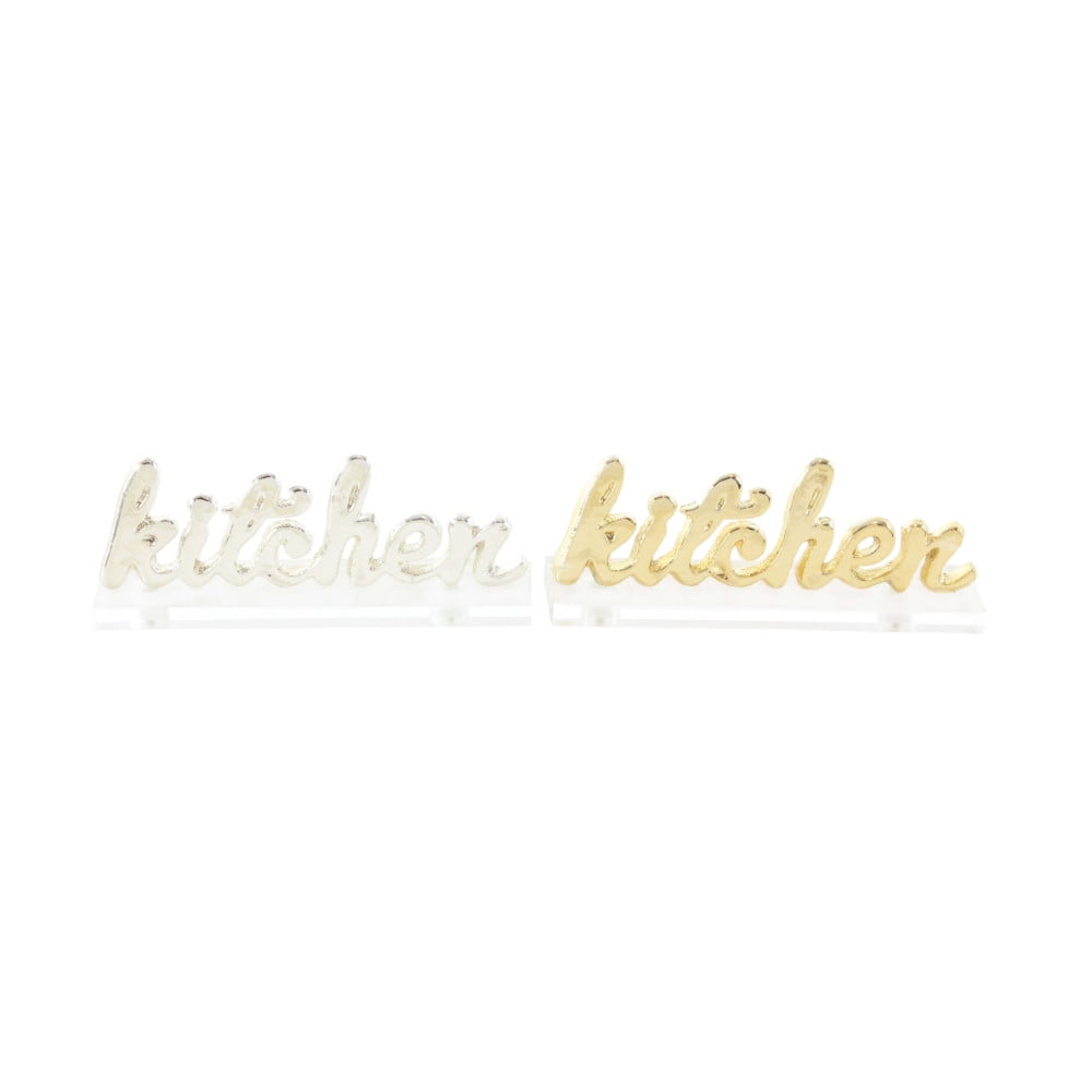 Aluminium Acrylic Kitchen Letter, Assortment In 2 - Walmart.com