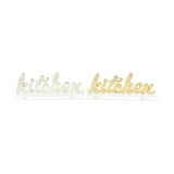 Aluminium Acrylic Kitchen Letter, Assortment In 2 - Walmart.com