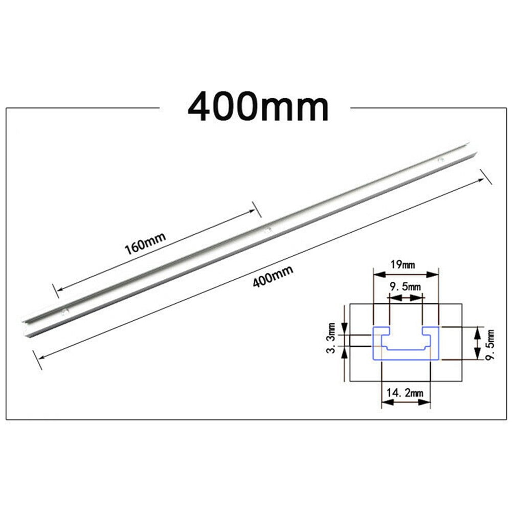 Aluminium Alloy 300-600mm T-Track T-Slot Miter Jig Tools For ...