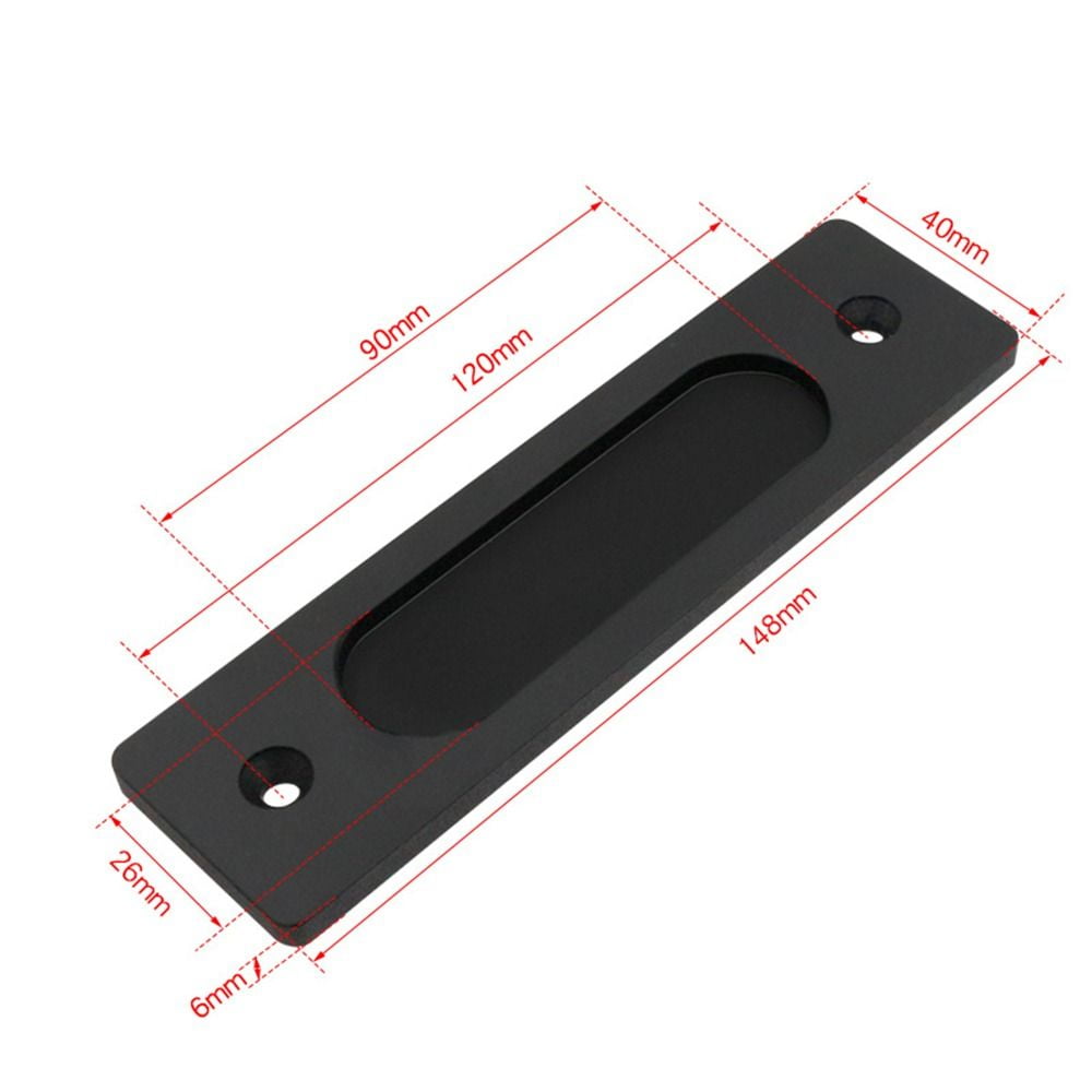 Aluminium Alloy Auxiliary Knobs Drawer Sliding Door Handle Wardrobe ...