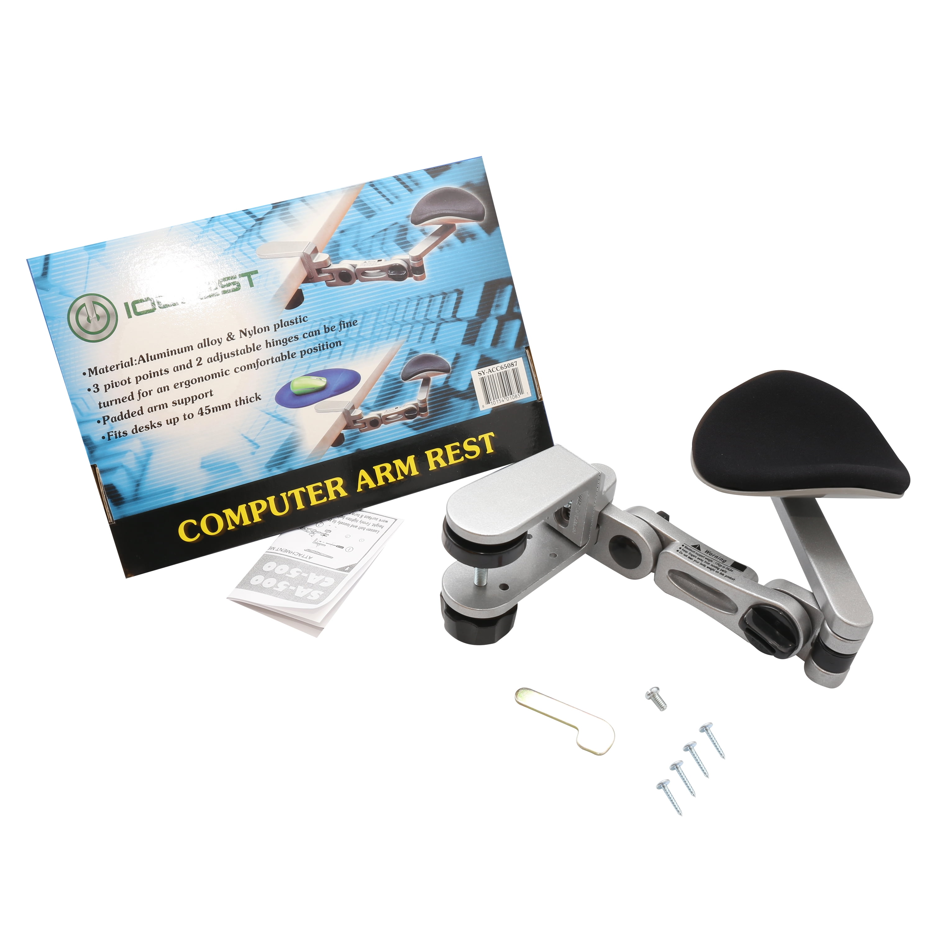 Aluminium Alloy Ergonomic Computer Desk Arm Support Wrist Rest. Tuned ...