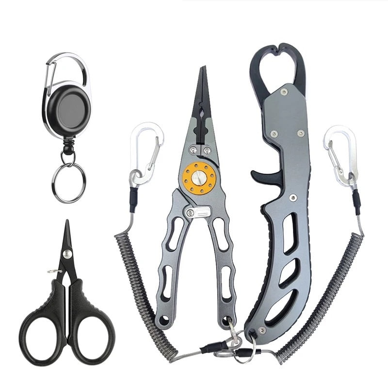 Aluminium Alloy Fishing Gripper Professional Fishing Lip Grabber Tool ...