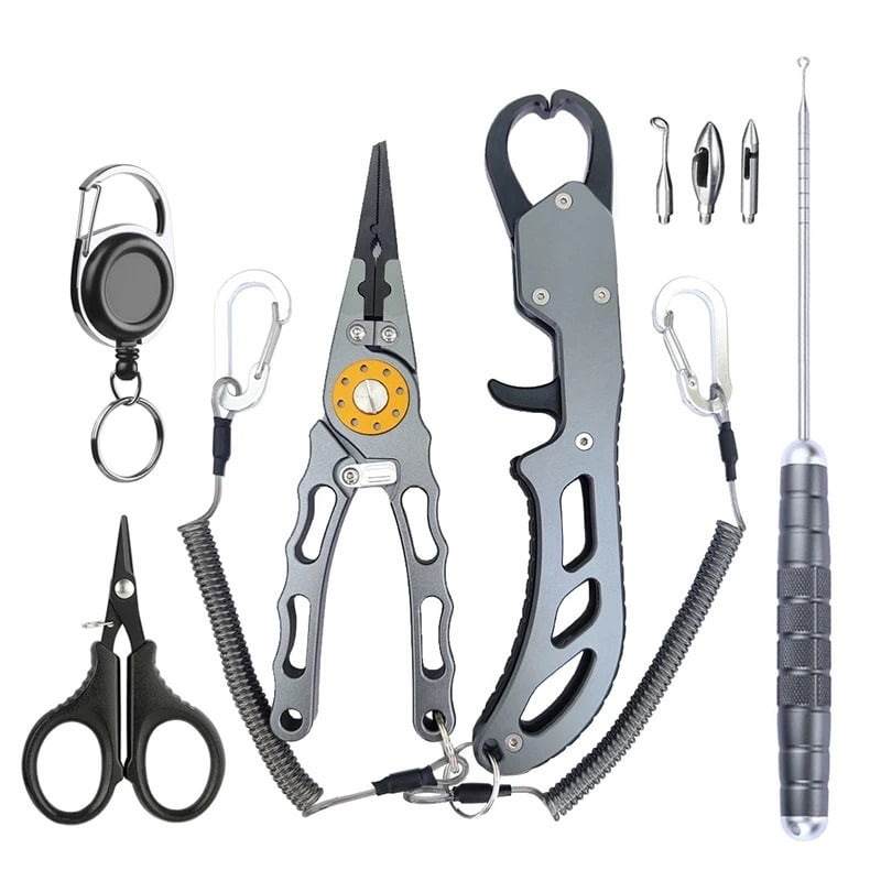 Aluminium Alloy Fishing Gripper Professional Fishing Lip Grabber Tool ...