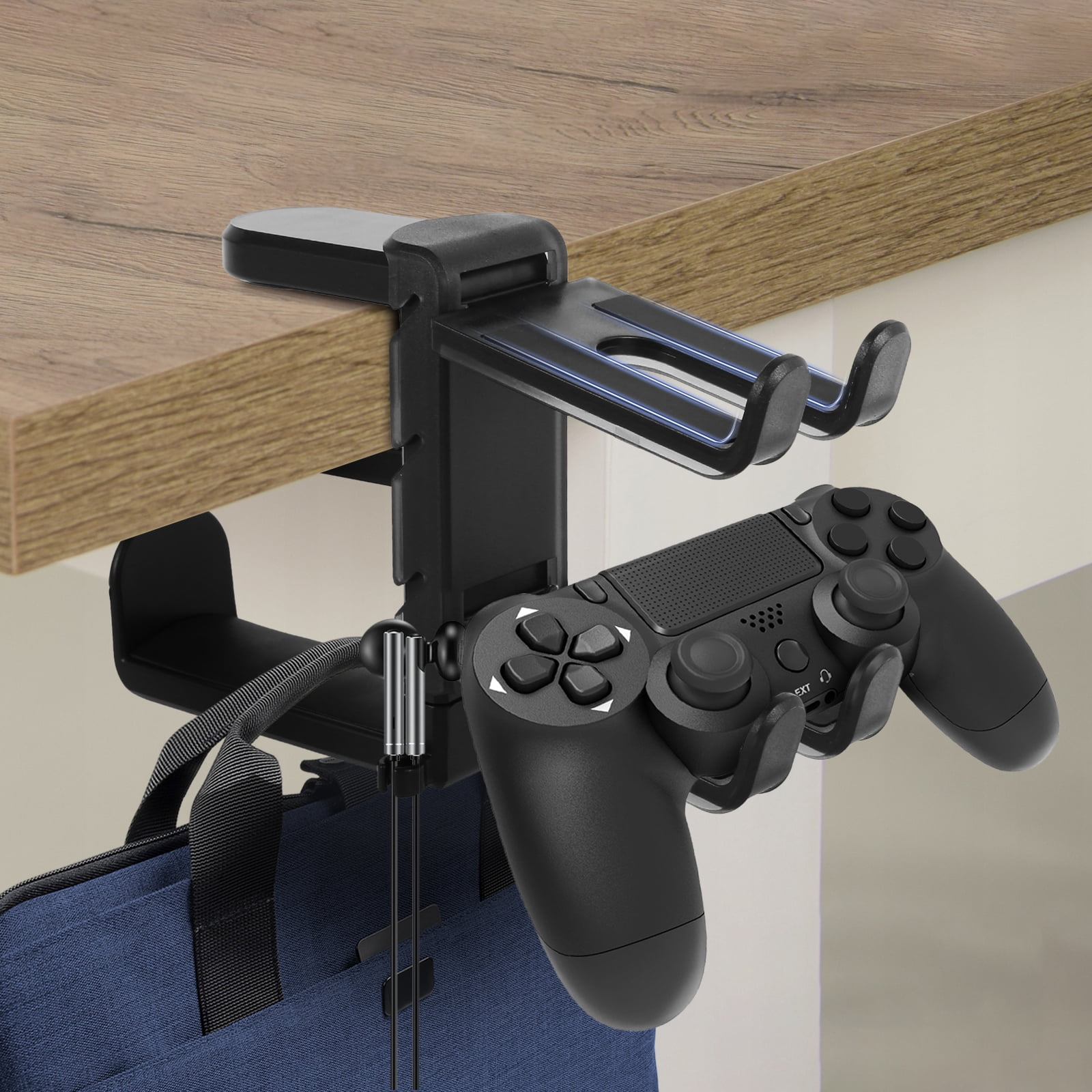 Aluminium Alloy Headphone Hanger No Drilling 3 in 1 Gaming Headset ...