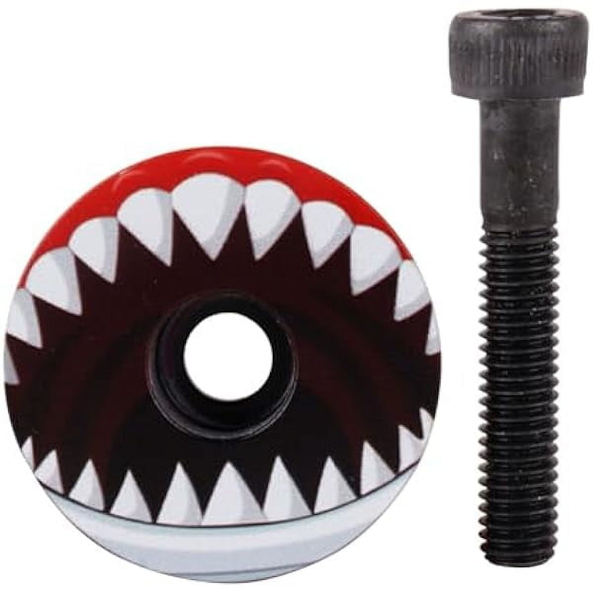 Aluminium Alloy Headset Stem Top Cap 1-1/8" with Stainless Steel Bolt ...