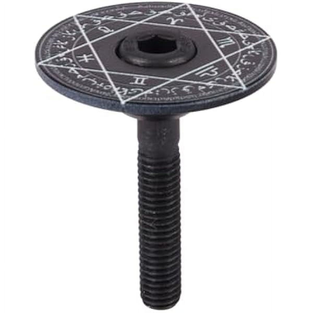 Aluminium Alloy Headset Stem Top Cap 1-1/8" with Stainless Steel Bolt ...