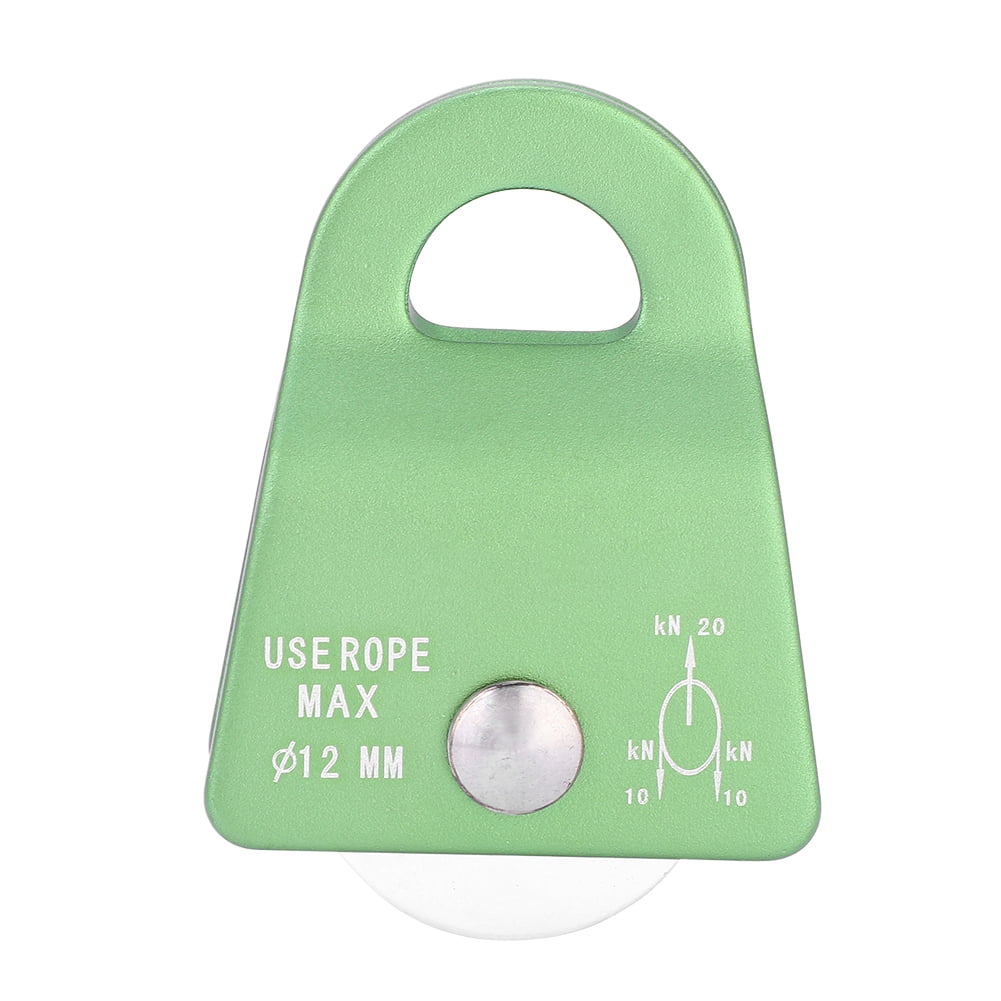 Green Heavy Duty Aluminium Alloy Swivel Rope Pulley Block for Climbing ...