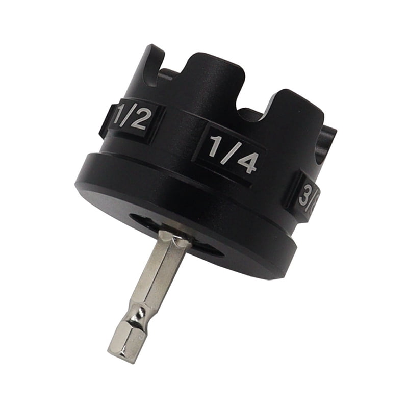 Aluminium Alloy Hex Shank Nut Driver for 1/4", 3/8", and 1/2" Threaded ...