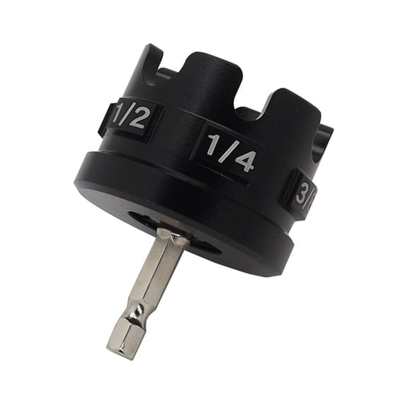 Aluminium Alloy Hex Shank Nut Driver for 1/4", 3/8", and 1/2" Threaded ...