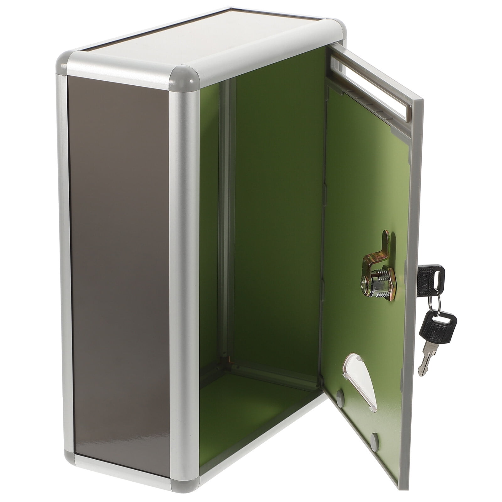 Aluminium Alloy Mailbox Small Suggestion Box Mailbox With Lock Wall ... Aluminium Alloy Mailbox Small Suggestion Box Mailbox With Lock Wall ...