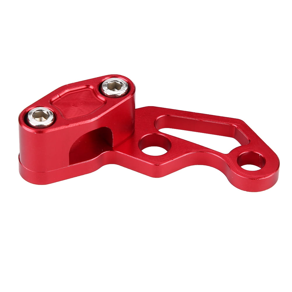 Aluminium Alloy Motorcycles Brake Clutch Cable Wire Clamp Clip Red ...
