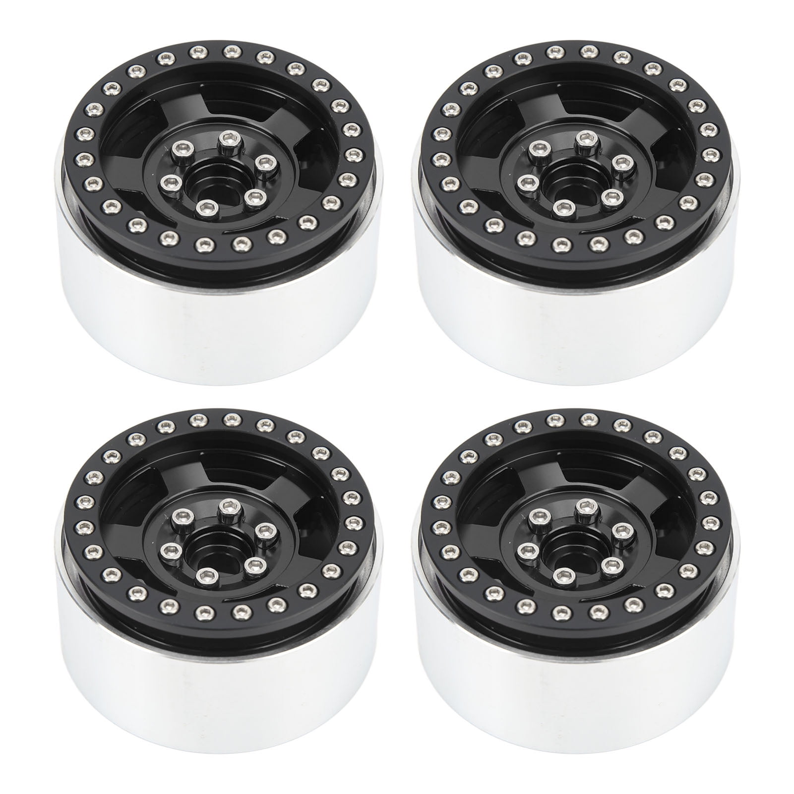 Aluminium Alloy RC Car Wheels - 4 Pack Replacement Rims for 1/10 Scale ...