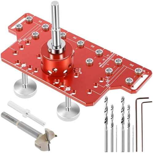 Aluminium Alloy Shelf Pin Drilling Jig with 4 Types of Drills ...