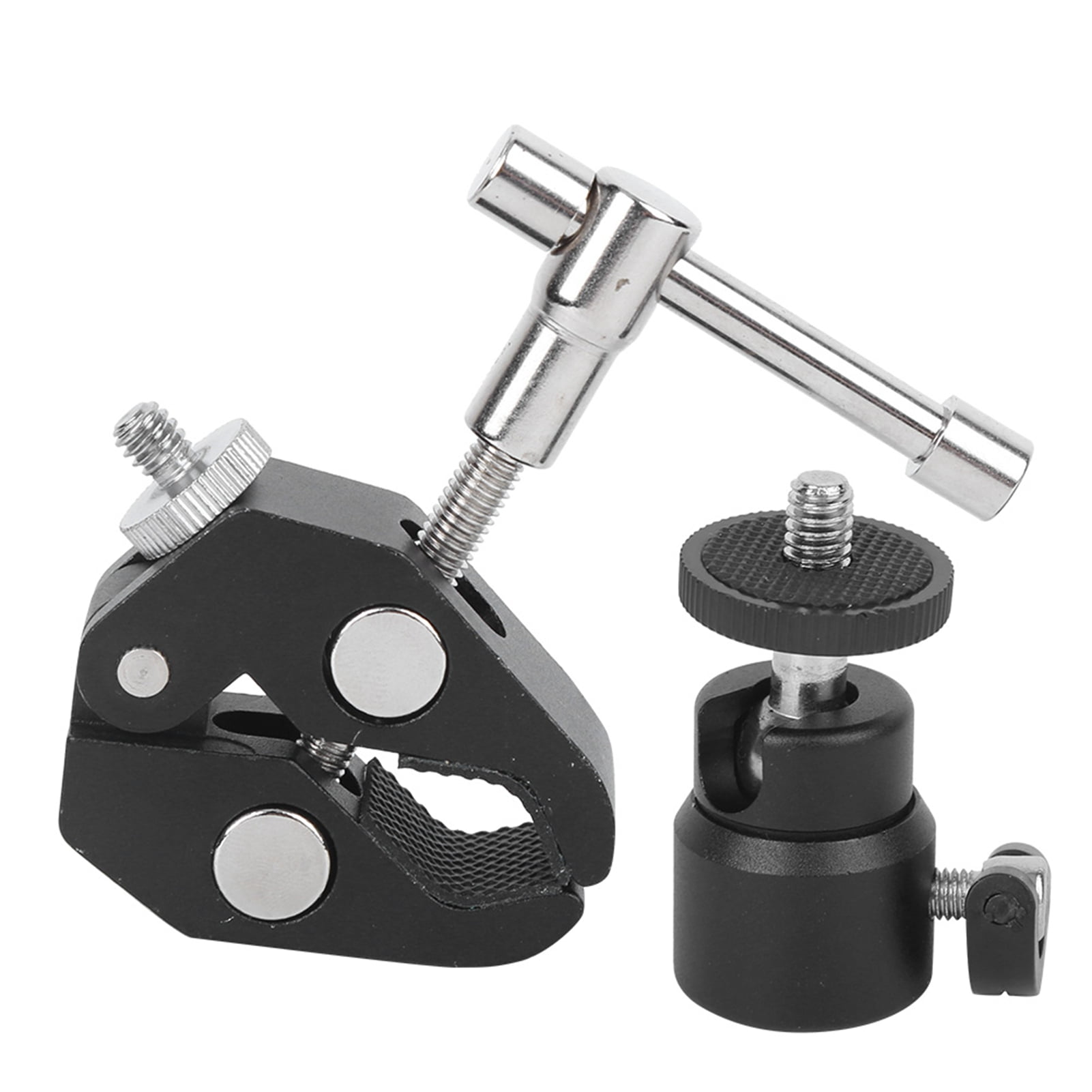 Aluminium Alloy Small Ballhead Video Camera Clamp Screw 3/8'' 1/4'' for ...