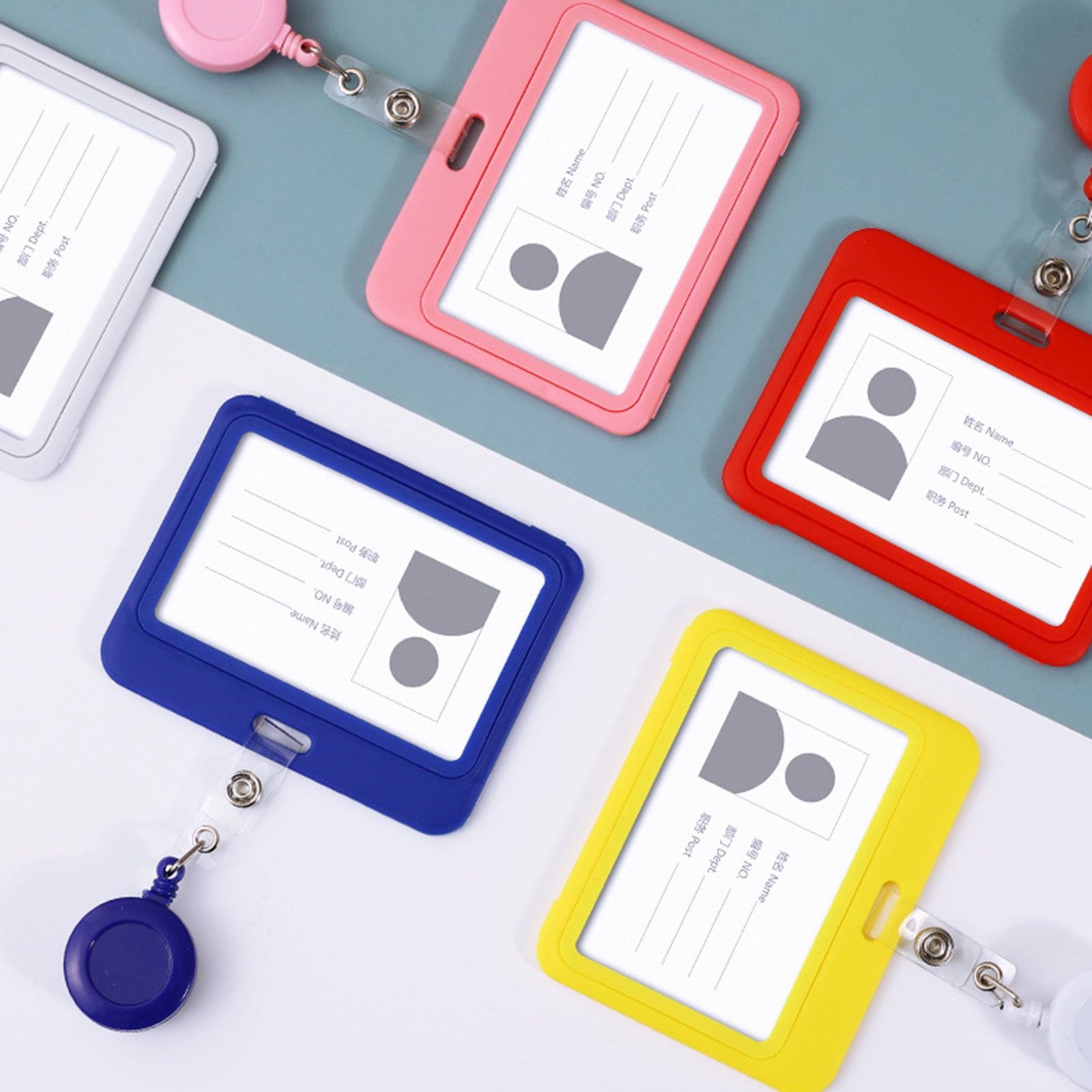 Aluminium Alloy Staff Badge Holder Secure ID Card Case Fade-resistant ...