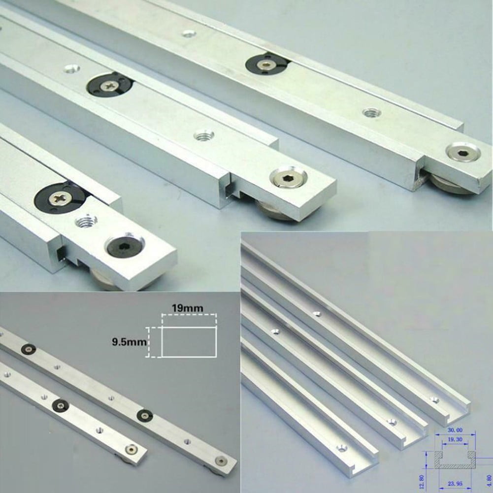 Aluminium Alloy T-Tracks Slot Miter Track /Miter Bar Slider Table Saw ...