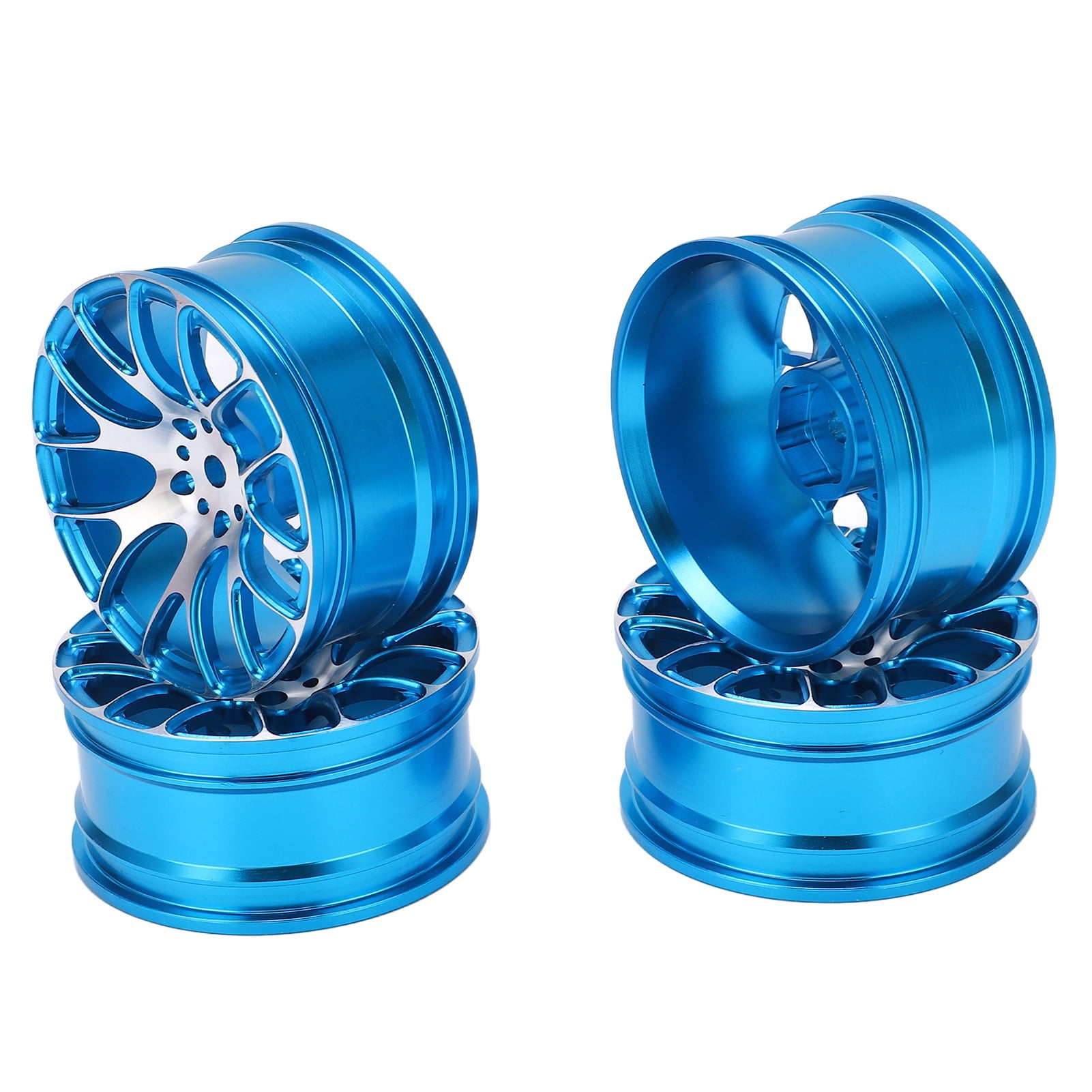 Aluminium Alloy Wheel Hub Rims 52mm for Tamiya TT-01 TT-02 1/10 RC Car ...