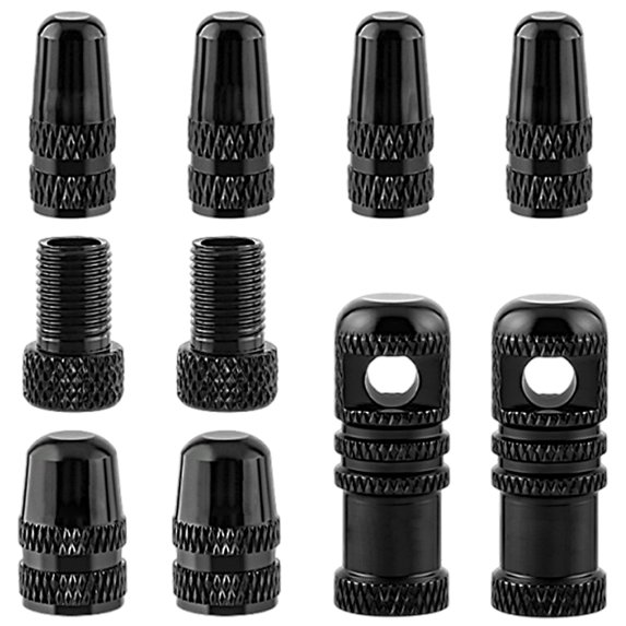 Aluminium Alloys Valves Stem Caps Set Strong Sealing Tubeless Tire ...