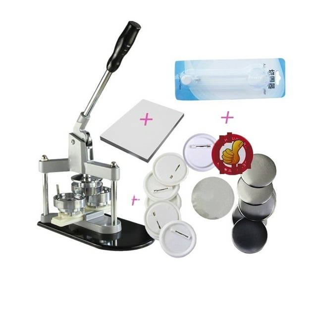 Aluminium Button Machine With100set Button +Circle Cutter ...